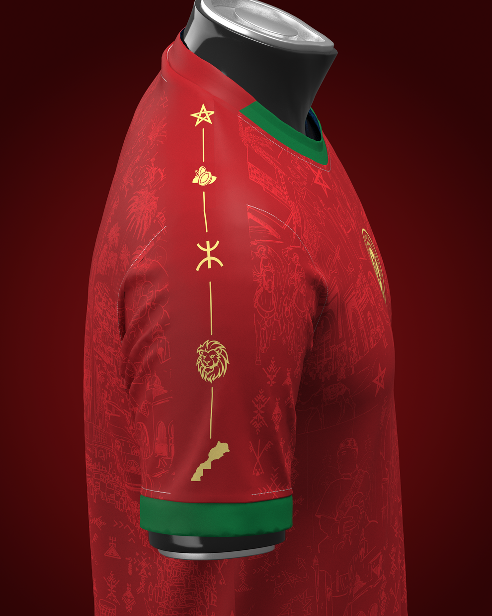 Maillot Concept Maroc 2025 – Édition Limitée Premium | ICON